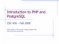 PPT – Introduction to Web and PHP MySQL PowerPoint presentation | free to download - id: 85b3c1 ...