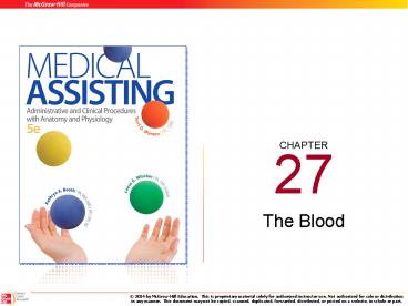 The Blood presentation | free to download