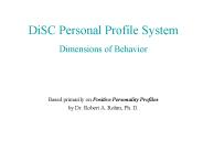 PPT – DISC Personality Profile PowerPoint presentation | free to view ...
