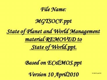 John Raven Presentation presentation | free to download