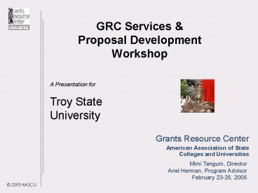 GRC Services presentation | free to download
