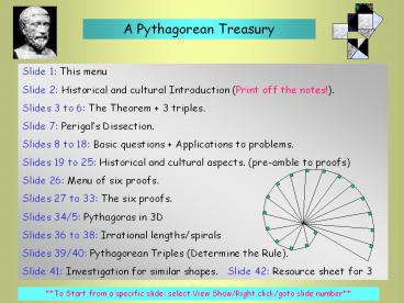 PPT – Pythagoras PowerPoint presentation | free to download - id ...