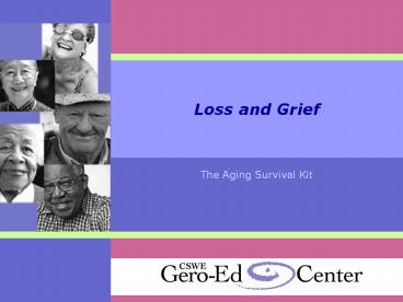 LOSS AND GRIEF presentation | free to download