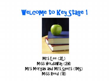 Welcome to Key Stage 1 presentation | free to view