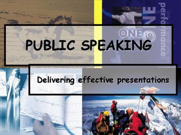 PUBLIC SPEAKING presentation | free to download