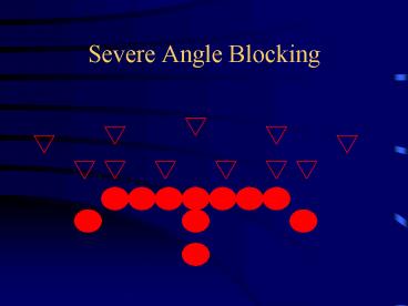 Severe Angle Blocking presentation | free to view