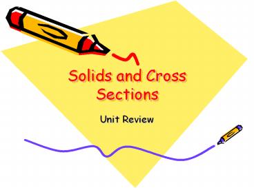 PPT – Solids and Cross Sections PowerPoint presentation | free to ...