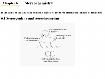 PPT – Stereochemistry PowerPoint presentation | free to download - id ...