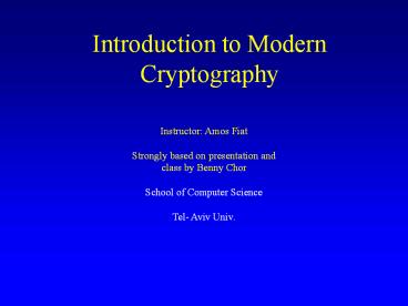 Introduction%20to%20Modern%20Cryptography presentation | free to download