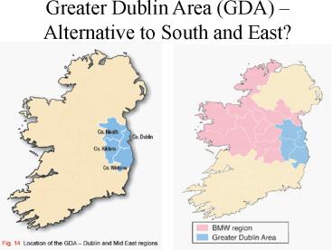 Greater Dublin Area (GDA) presentation | free to download