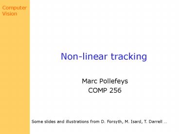 PPT – Non-linear tracking PowerPoint presentation | free to download ...