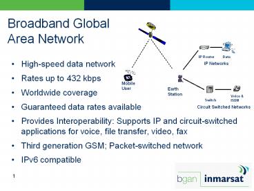 Broadband Global Area Network presentation | free to download