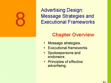 Chapter Overview presentation | free to view