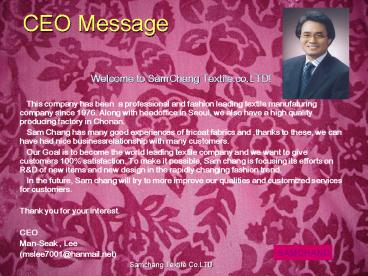 CEO Message presentation | free to download