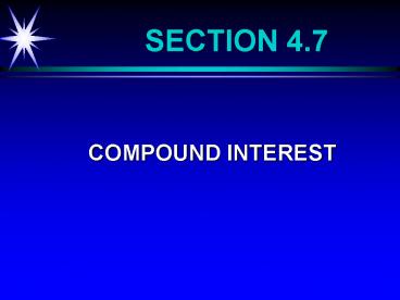 PPT – Compound Interest PowerPoint presentation | free to download - id ...