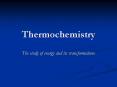 PPT – Thermochemistry PowerPoint presentation | free to view - id ...