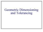 Geometric Dimensioning and Tolerancing |GD&T presentation | free to ...