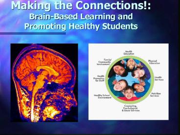 PPT – Making the Connections!: Brain-Based Learning and Promoting ...