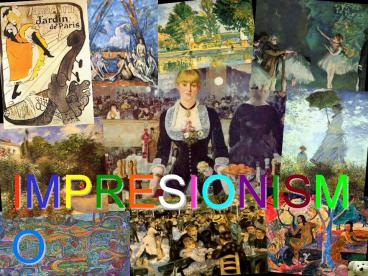 PPT – Impresionismo PowerPoint presentation | free to download - id: 4b9082-YTYwZ