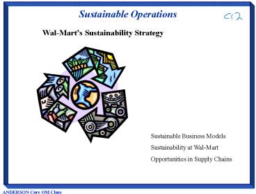 PPT – Sustainable Operations PowerPoint presentation | free to view ...