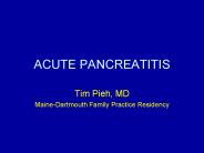 PPT – PANCREATITIS PowerPoint presentation | free to download - id ...