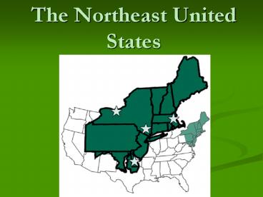 The Northeast United States presentation | free to download