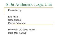 PPT – ARITHMETIC AND LOGIC UNIT DESIGN (ALU) PowerPoint presentation ...