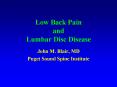 PPT – Acute Low Back Pain PowerPoint presentation | free to view - id ...
