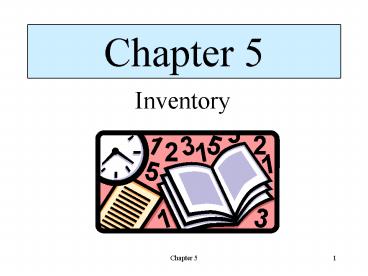 PPT – Chapter Five PowerPoint presentation | free to view - id: 4cfc0c ...