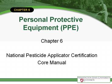 Personal Protective Equipment (PPE) presentation | free to download