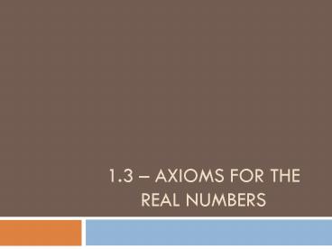 1.3 presentation | free to download