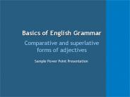 PPT – FERGGHANA GAMES - PRIMARY ENGLISH GRAMMAR GAMES - ADJECTIVES ...