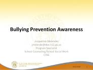 PPT – BULLYING PREVENTION & AWARENESS PowerPoint presentation | free to ...