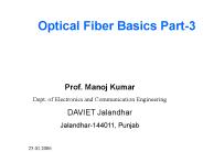 PPT – The Basics of Fiber Optics PowerPoint presentation | free to ...