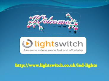 PPT – Led Light PowerPoint presentation | free to download - id: 4e59f4 ...