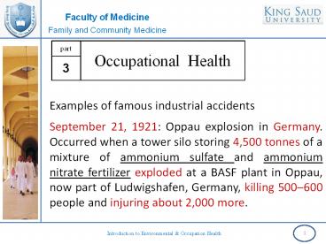 September 21, 1921: Oppau explosion in Germany. Occurred when a tower ...