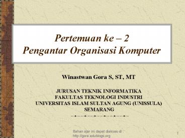 Pertemuan ke presentation | free to download