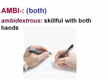 AMBI-: (both) presentation | free to download