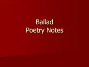 PPT – POETRY NOTES PowerPoint presentation | free to view - id: 12511-ZTRiM