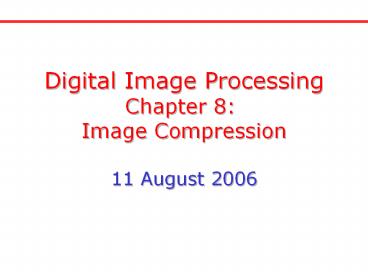 Digital Image Processing presentation | free to view