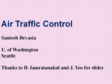 Air Traffic Control presentation | free to download