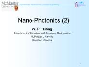 PPT – Photonics Engineering PowerPoint presentation | free to download ...
