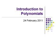 PPT – Polynomials PowerPoint presentation | free to download - id ...
