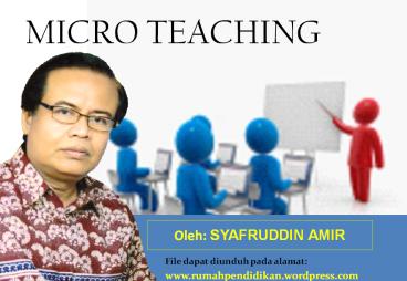 MICRO TEACHING presentation | free to download