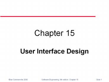 User Interface Design presentation | free to download