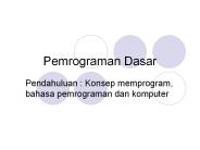 PPT – Bahasa Pemrograman PowerPoint presentation | free to download ...
