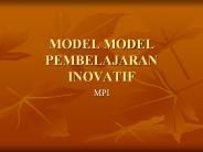 PPT – MODEL-MODEL PEMBELAJARAN PowerPoint presentation | free to download - id: 739bbc-ZDhmN