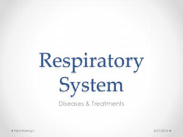 Respiratory System presentation | free to download