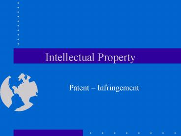 Intellectual Property presentation | free to view