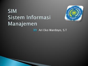 PPT – SISTEM INFORMASI MANAJEMEN PowerPoint presentation | free to ...